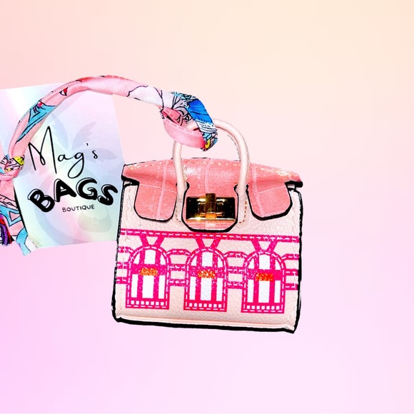 Bags | Mini Mansion House Tiny Essentials Handbag Purse Charm | Poshmark